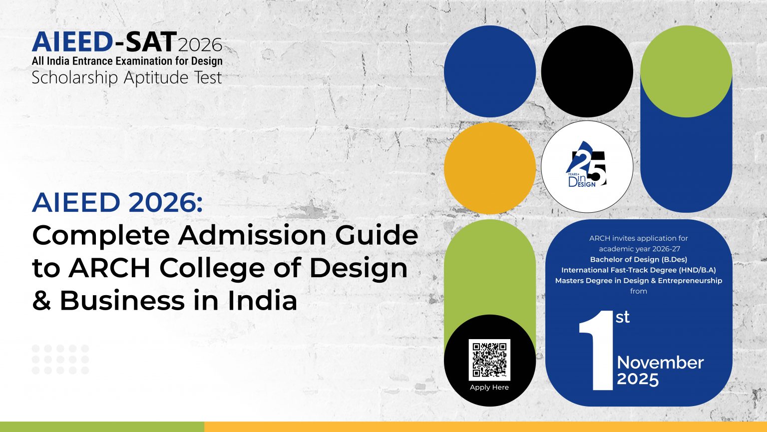 AIEED 2026: Complete Guide to ARCH College of Design & Business ...